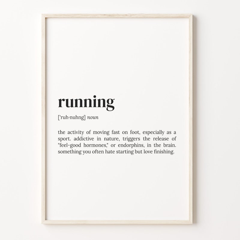 Running Quote - Etsy