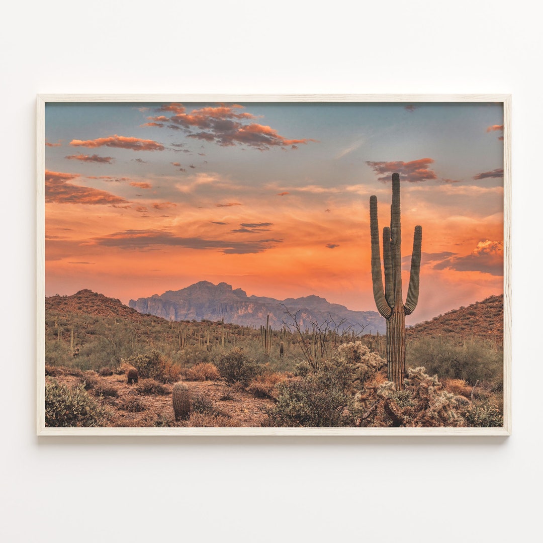 Arizona Colorful Poster Print, Arizona Photo Wall Art, Arizona Wall ...