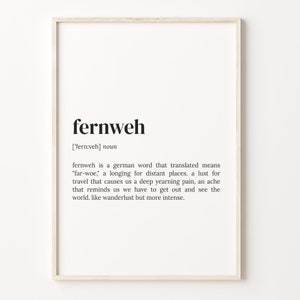 Fernweh - Etsy