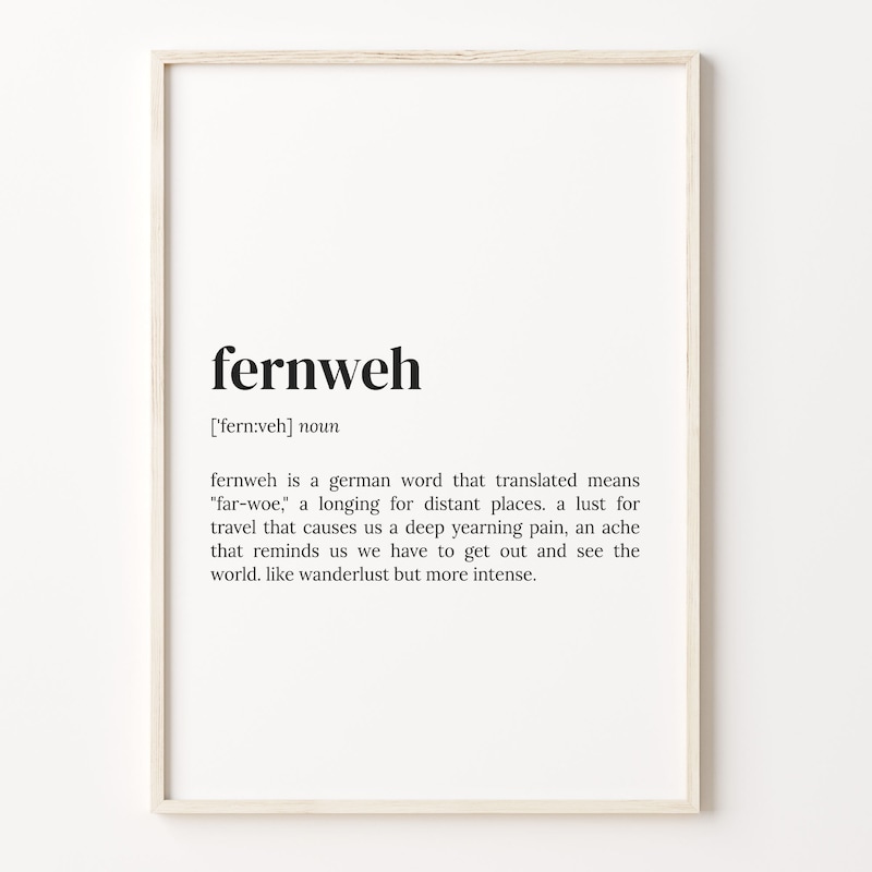 Fernweh - Etsy