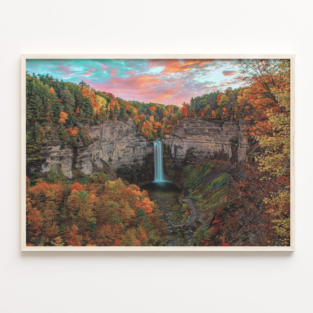Upstate New York Colorful Poster Print, Upstate New York Photo Art ...