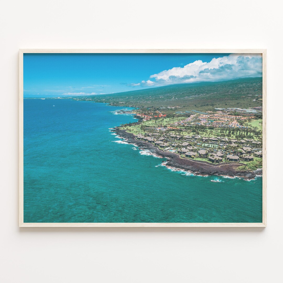 Kailua-kona Colorful Poster Print Horizontal, Kailua Kona Photo Wall ...
