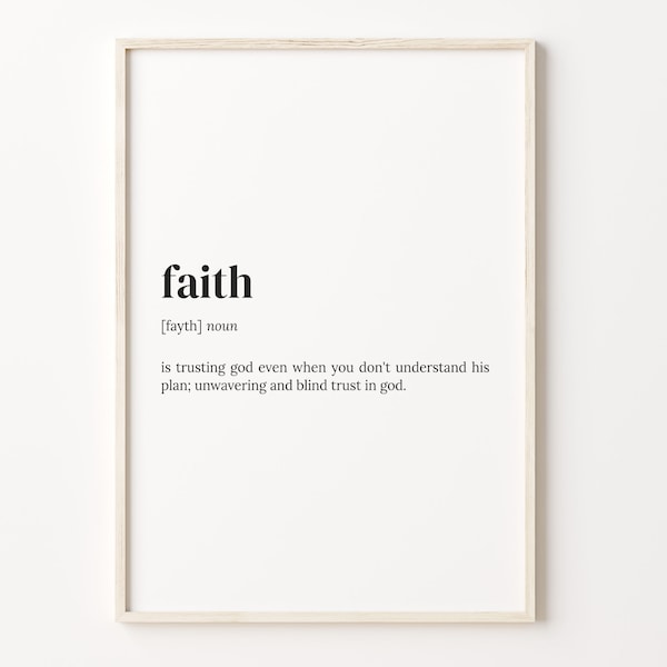 Definition Print - Etsy