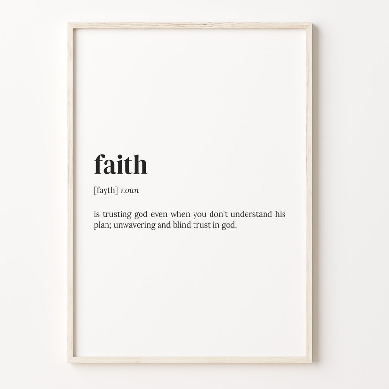 Faith Wall Art - Etsy