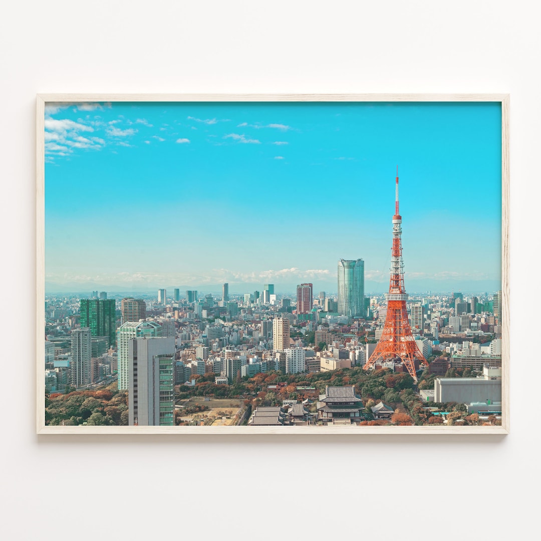 Tokyo Colorful Poster Print, Tokyo Photo Wall Art, Tokyo Wall Decor ...