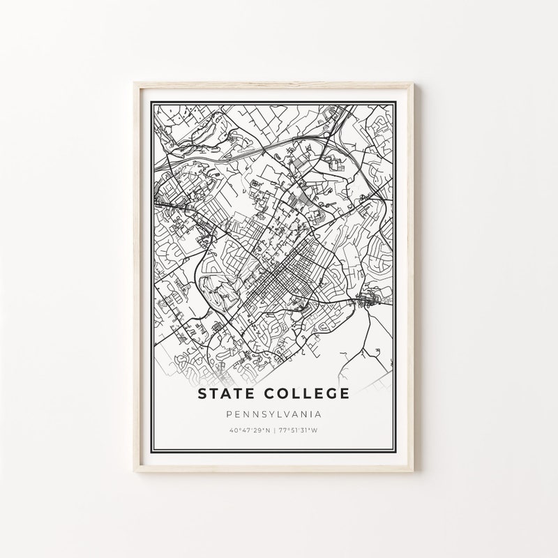 State Map Art Print - Etsy