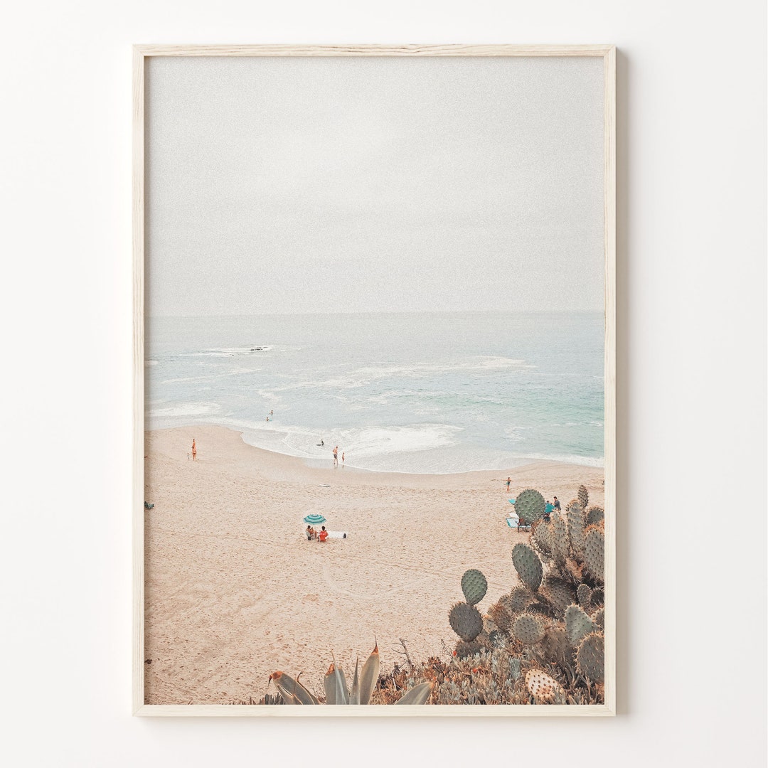 Sandy Beach Photo Print: Coastal Wall Art, Boho Decor - Etsy