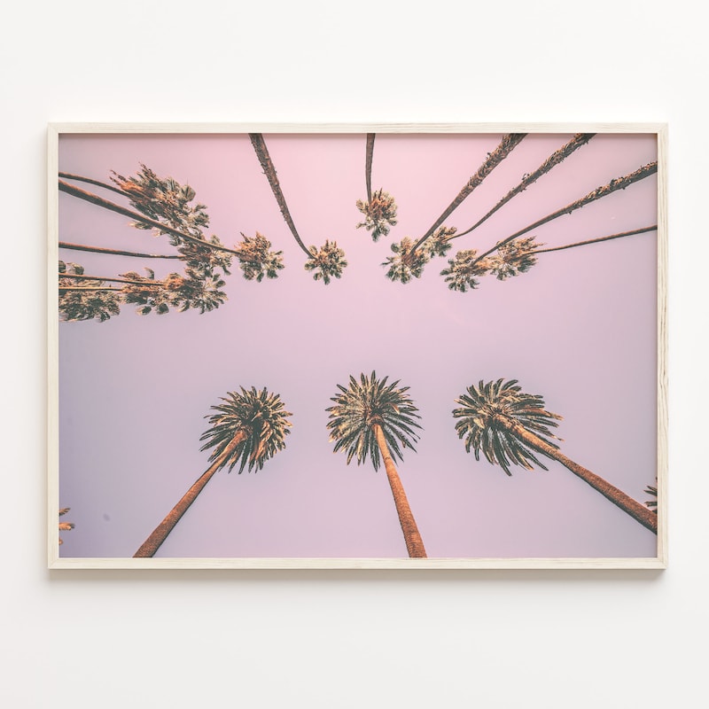 Palm Tree Wall Art - Etsy