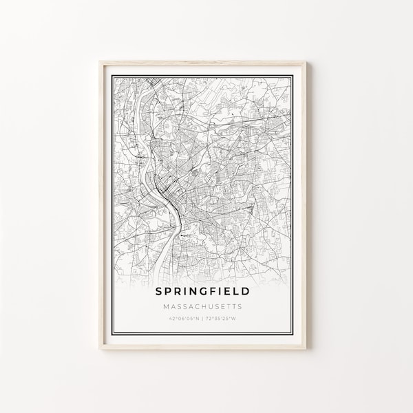 Springfield Travel Poster - Etsy