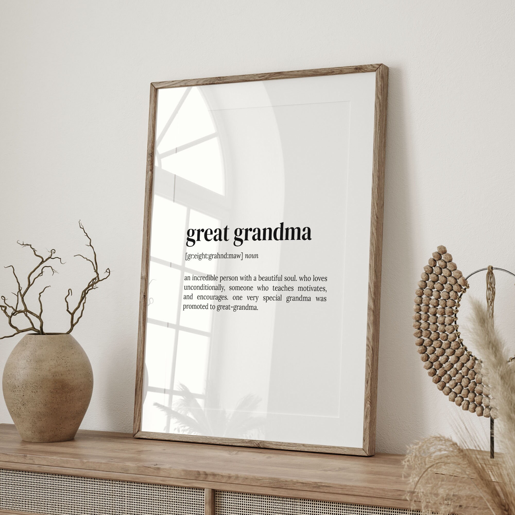 Grandma Definition Art Print, Gift for Grandma, C17-198 - Etsy