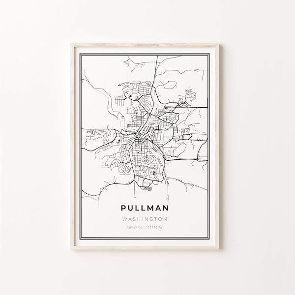 Pullman Wa Framed Print - Etsy