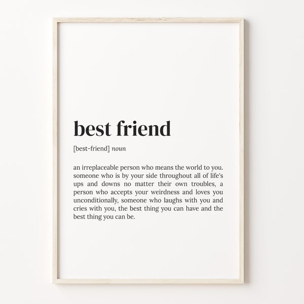 Best Friend Quote - Etsy