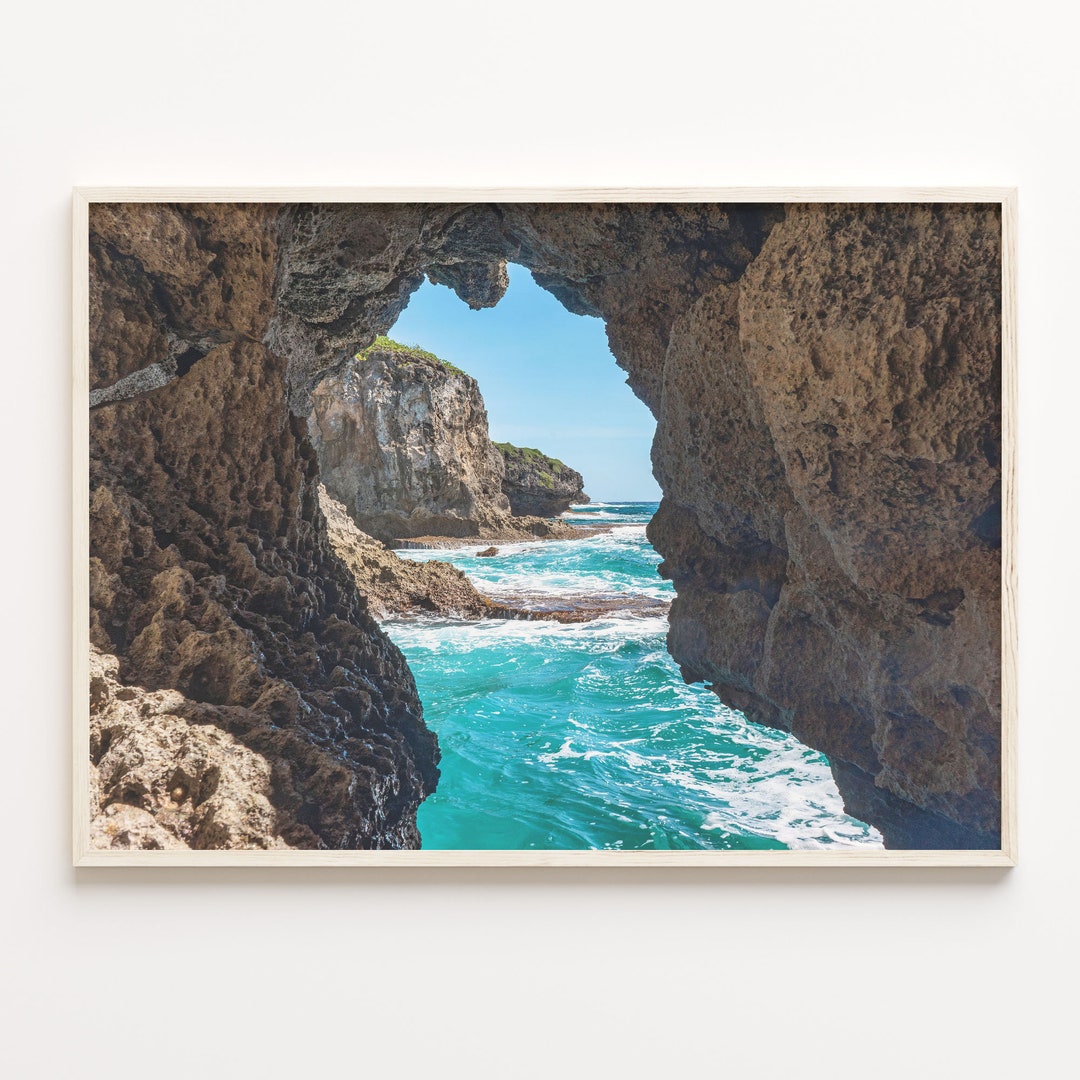 Guam Coastal Print: Colorful Ocean Wall Art - Etsy