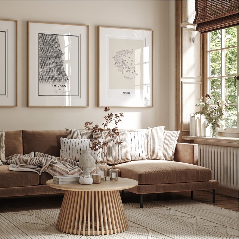 Greece Print, Greek Gift, Minimalistic Country Map Poster, GR Line Art ...