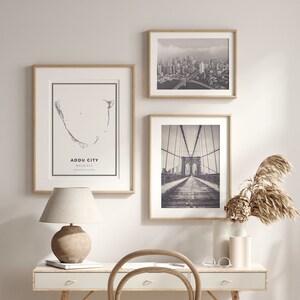 Addu City Print, City Map Art Poster, Maldives, Wall Art Decor, Modern ...