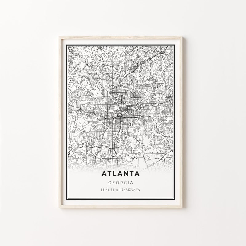 Atlanta Print - Etsy