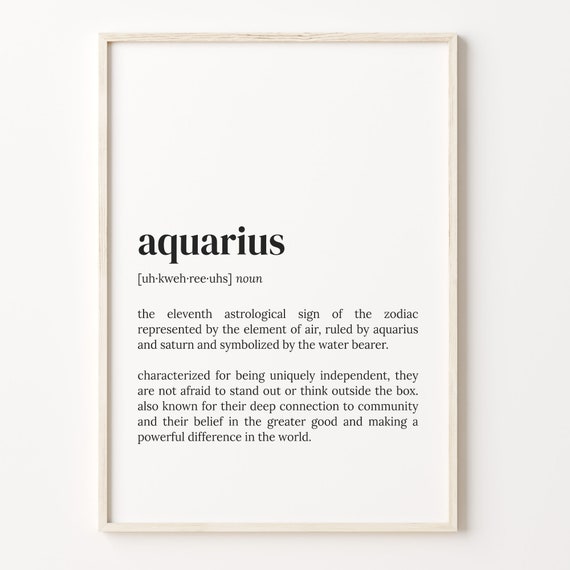 Characteristics of aquarius zodiac 60 photos - Astrologytoyou.com