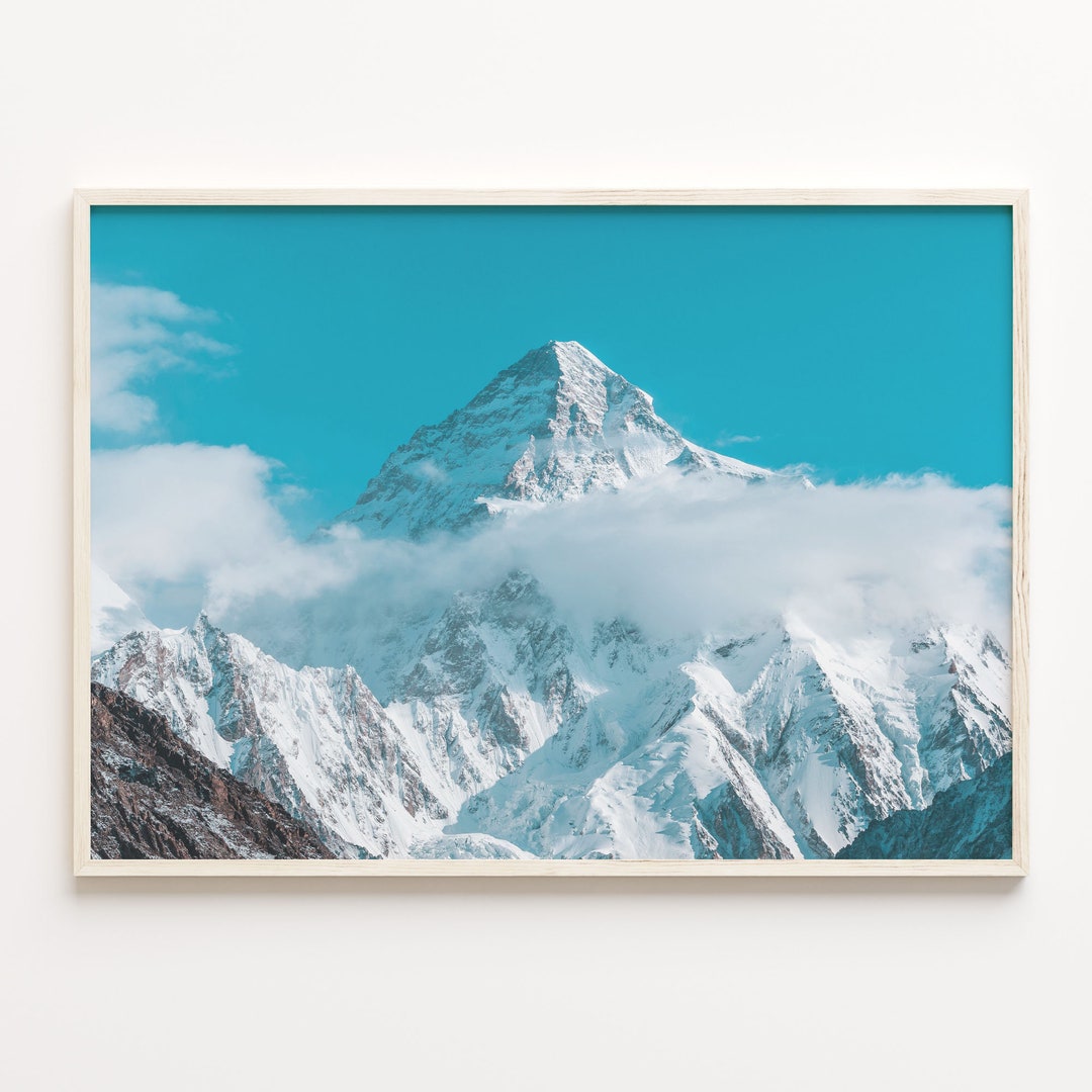 K2 Colorful Poster Print, K2 Photo Wall Art, K2 Wall Decor, K2 Travel ...