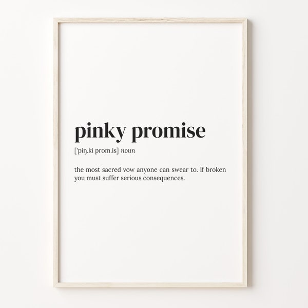 Definition Print - Etsy