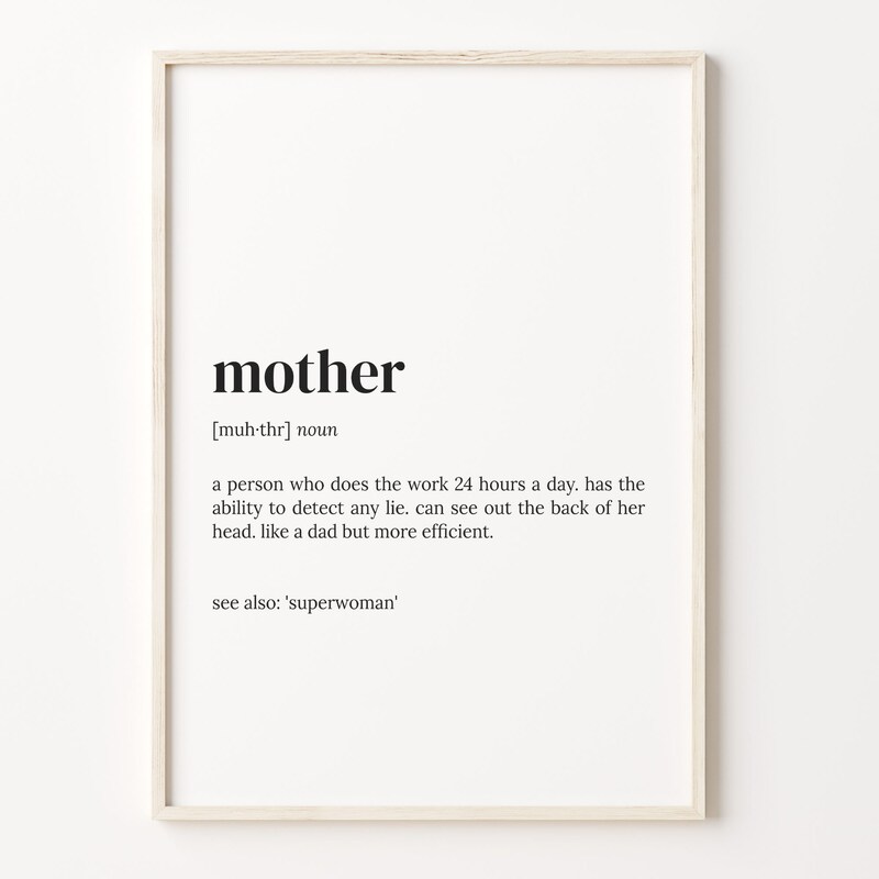 Mother Definition - Etsy