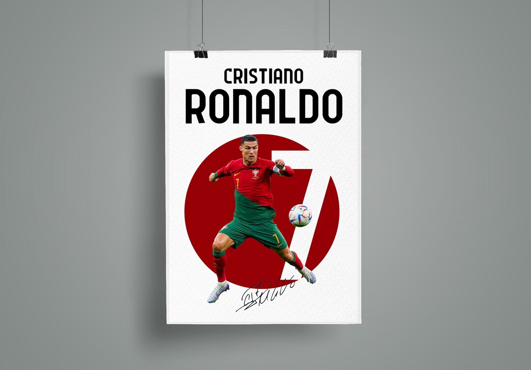 Poster Sheet Cristiano Ronaldo 7 Portugal Real Madrid CR7 - Etsy