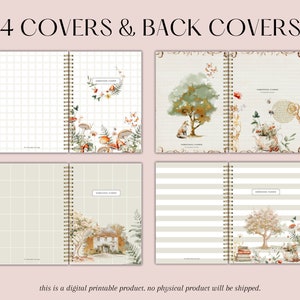HOMESCHOOL PLANNER Printable Weekly Templates + Covers in A4 Size - Etsy