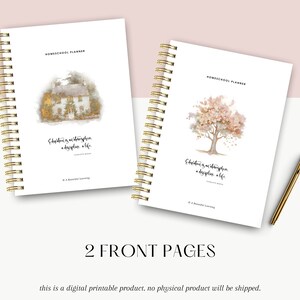 HOMESCHOOL PLANNER Printable Weekly Templates + Covers in A4 Size - Etsy