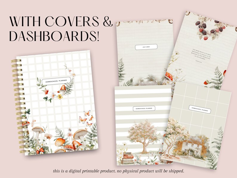 2025 2026 Homeschool Planner Printable | Charlotte Mason Inspired ...