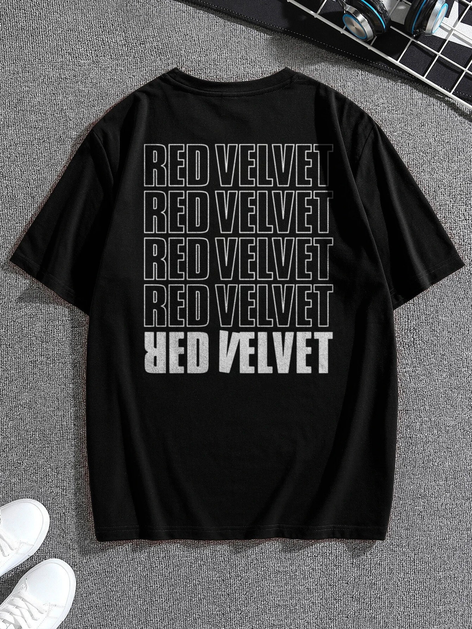 RED VELVET La Rouge Tour Crew T-shirt / 2019 Irene Seulgi Wendy Joy ...