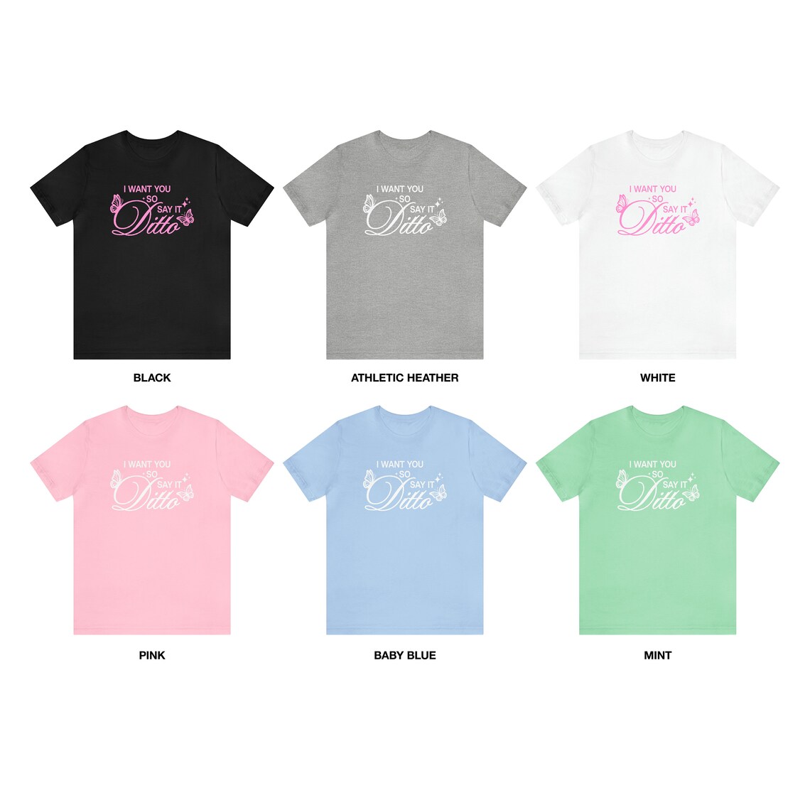 Newjeans DITTO Lyric T-shirt / K-pop Hanni Minji Danielle Haerin Hyein ...