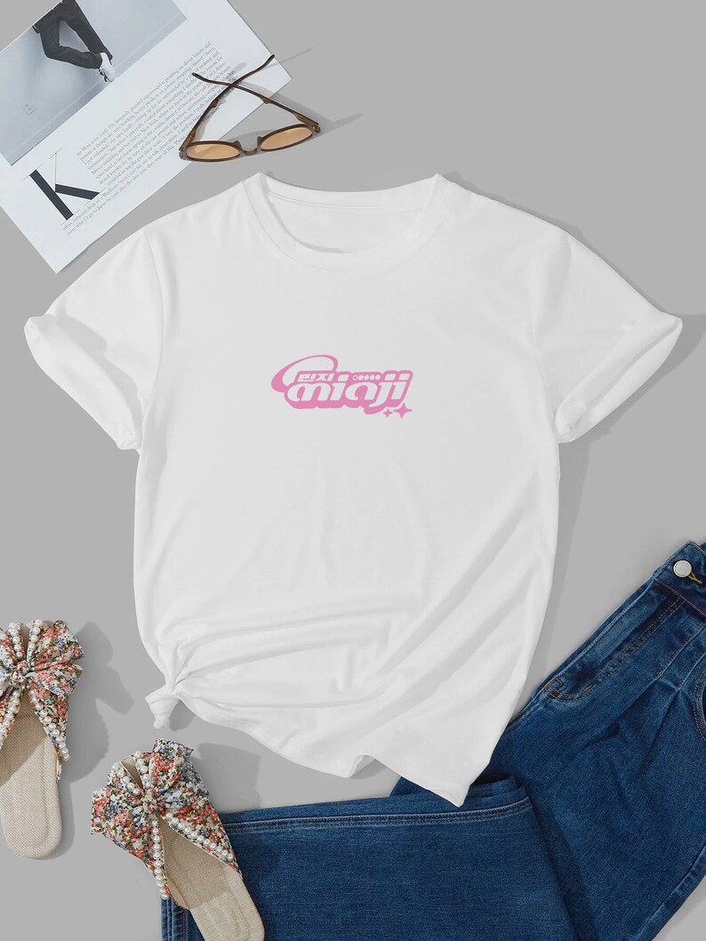 MINJI Newjeans Y2K T-shirt / K-pop Hanni Danielle Haerin Hyein New ...