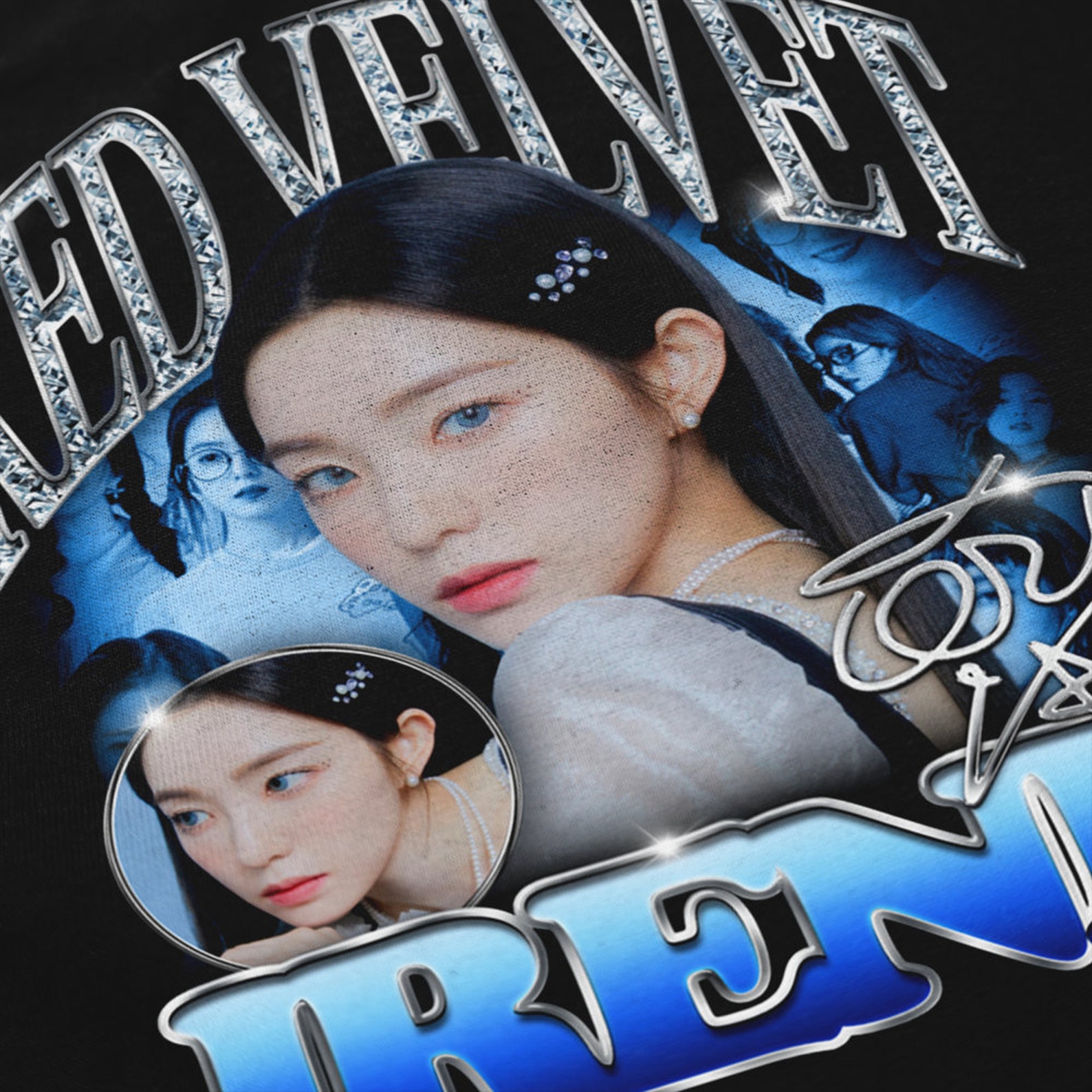 IRENE Red Velvet Rap Tee T-shirt / Seulgi Wendy Joy Yeri 90s K-pop SM ...