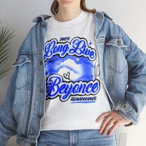 Long Live BEYONCE 2023 Renaissance World Tour 90s Airbrush T-shirt ...