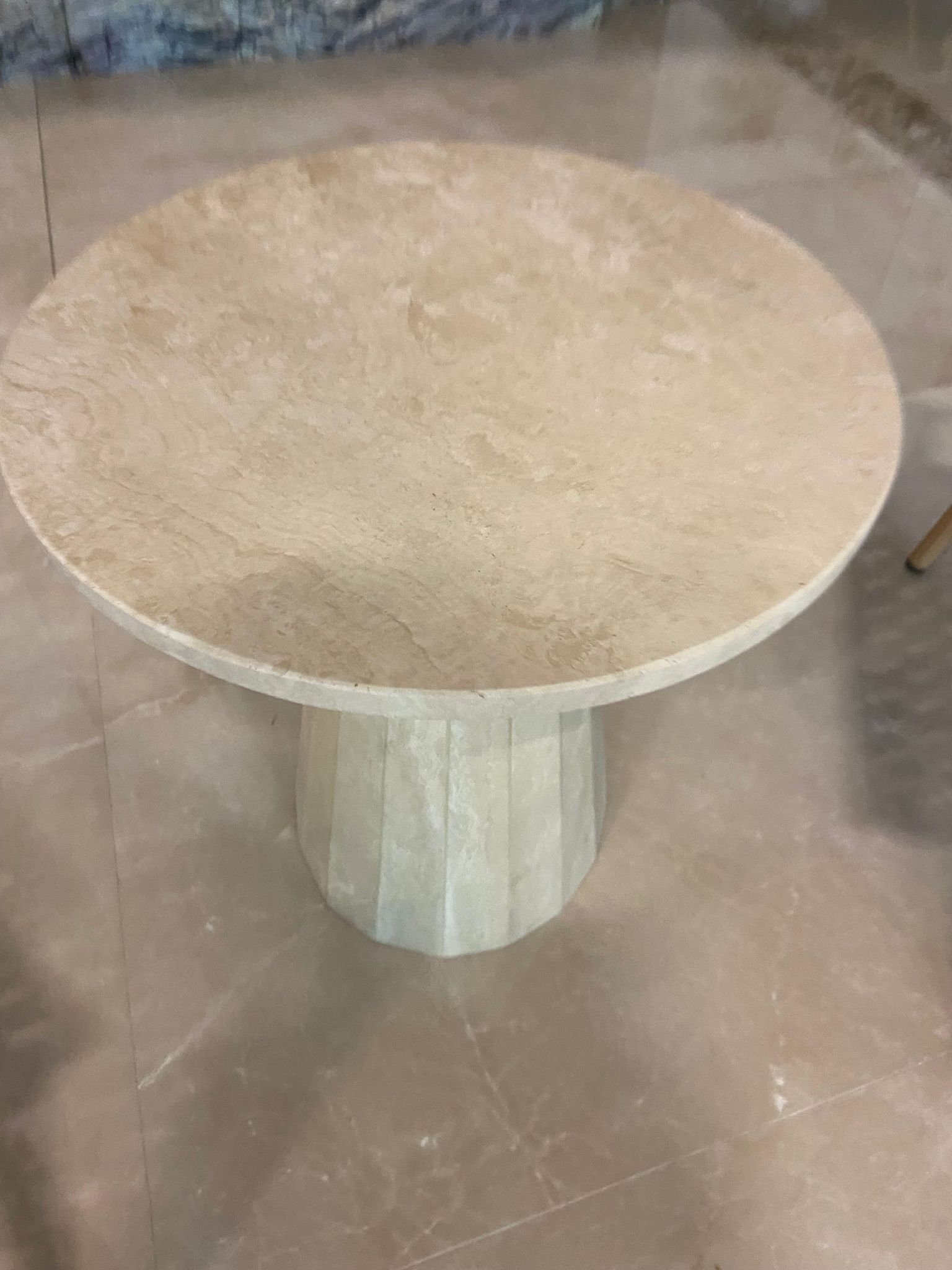 Travertine Marble Coffee Table, Custom Order Coffee Table, Natural ...