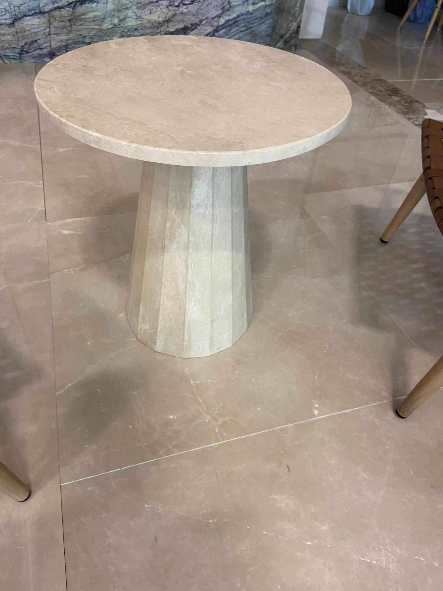 Travertine Marble Coffee Table, Custom Order Coffee Table, Natural ...