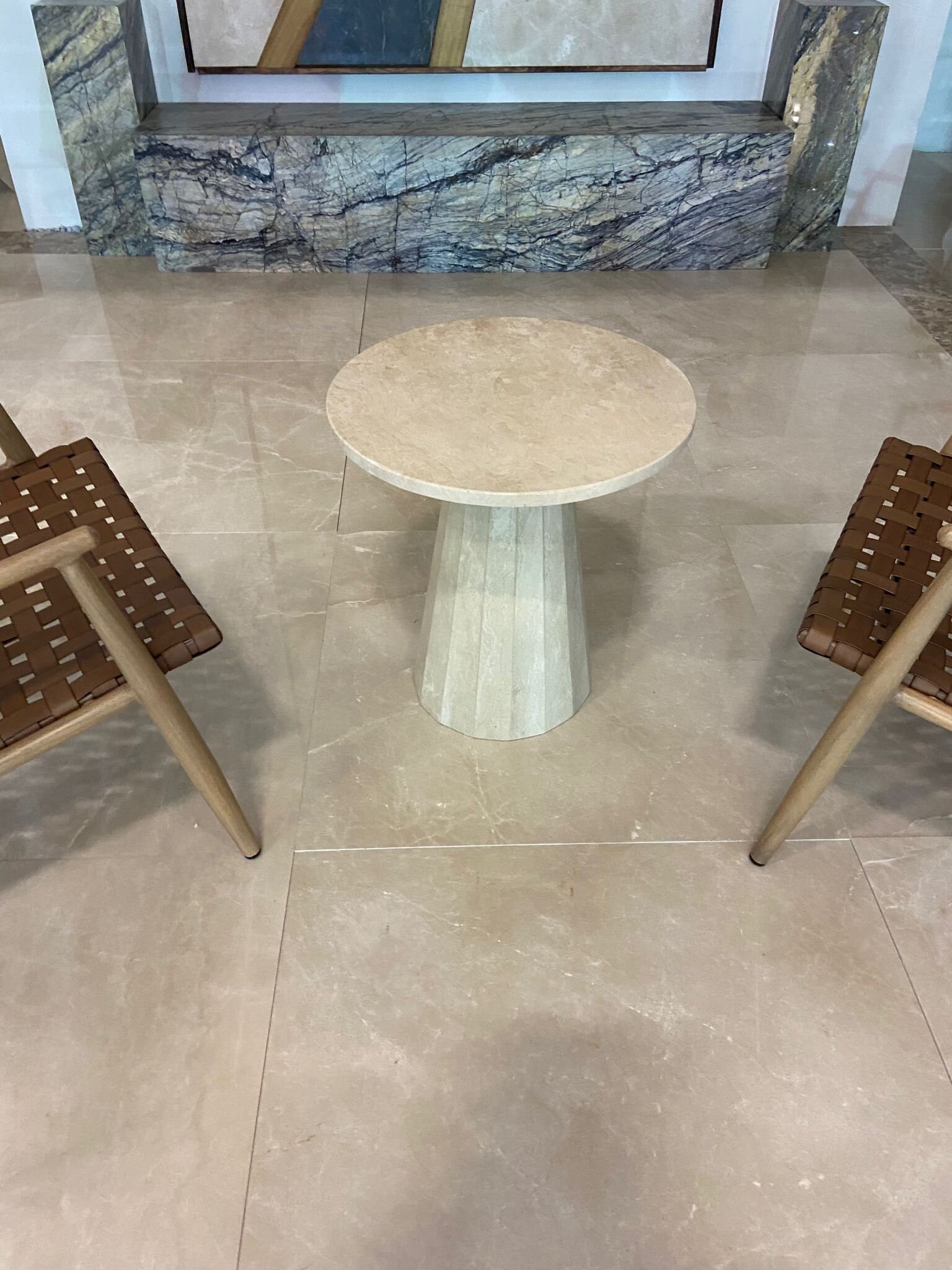 Travertine Marble Coffee Table, Custom Order Coffee Table, Natural ...