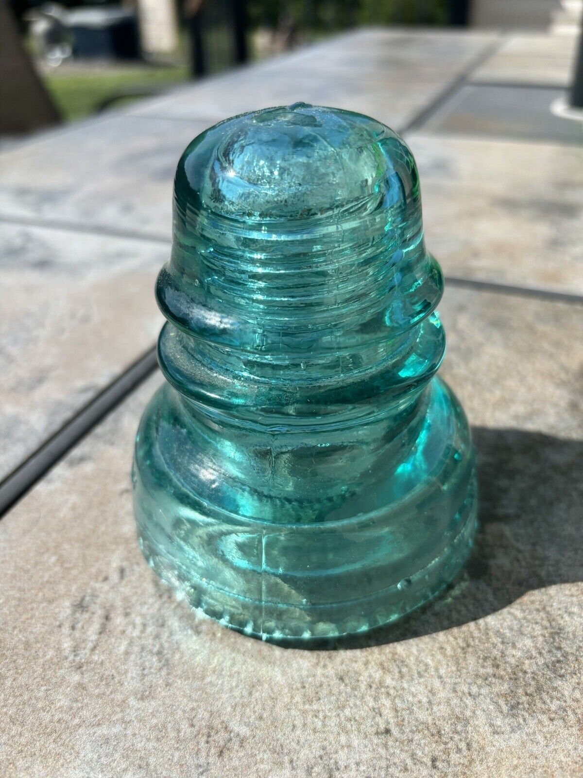 Hemingray 40 Glass Insulator Aqua Made in USA Vintage Telegraph ...