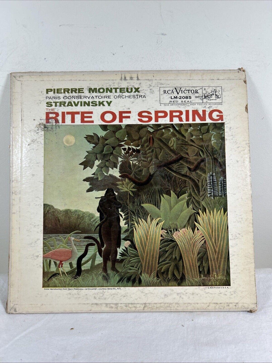 PIERRE MONTEUX Stravinsky the Rite of Spring, 1958 RCA Vinyl Record. B4 ...