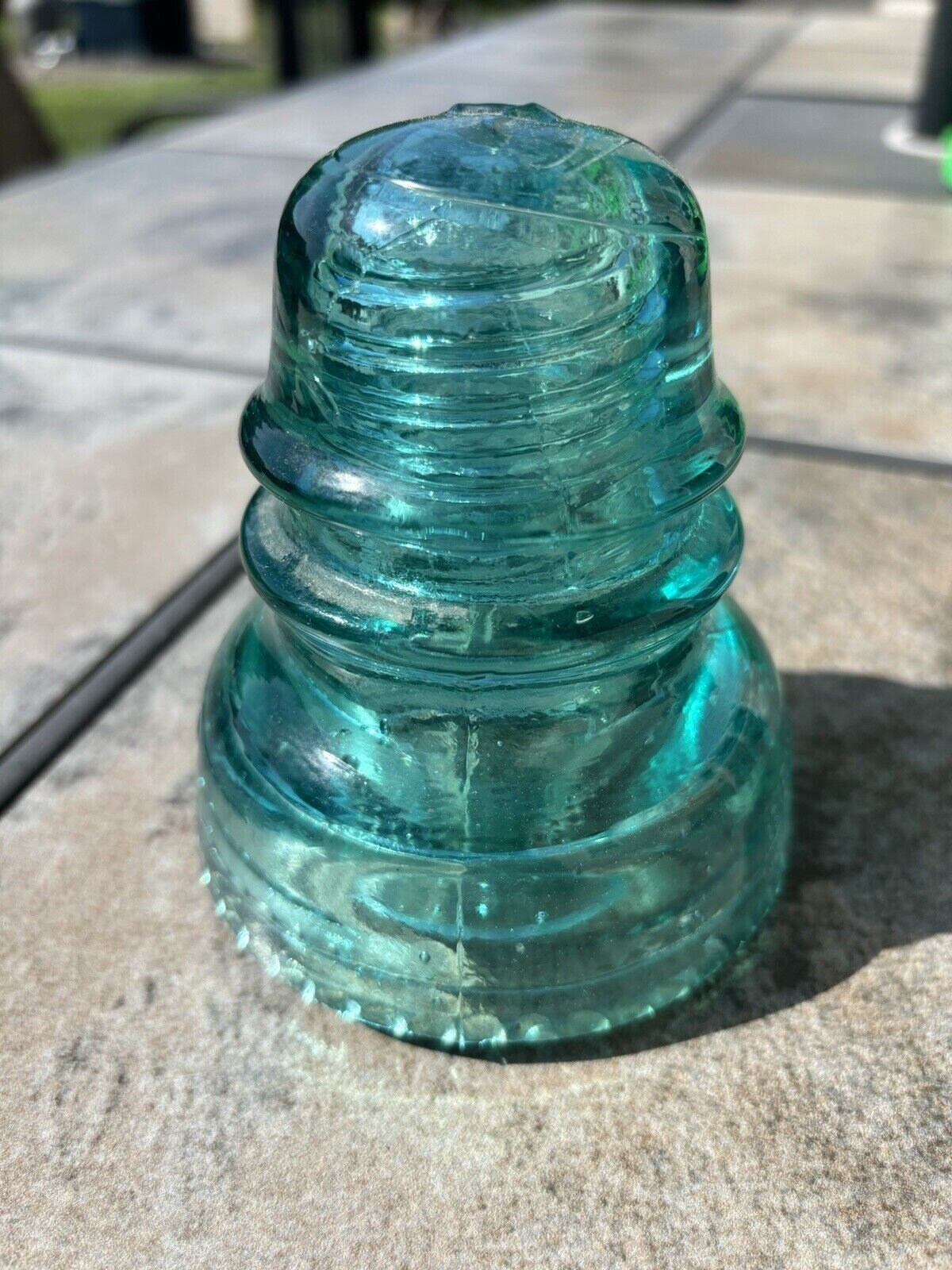 Hemingray 40 Glass Insulator Aqua Made in USA Vintage Telegraph ...