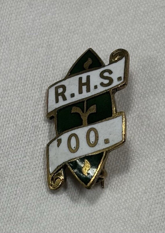 1900 R.H.S. High School Class Pin John Harriott Jewel… - Gem