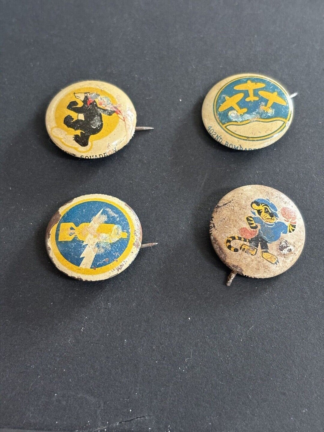 Kelloggs Pep Pin Lot of 4 WW2 Squadron Bombardment 402nd - Etsy