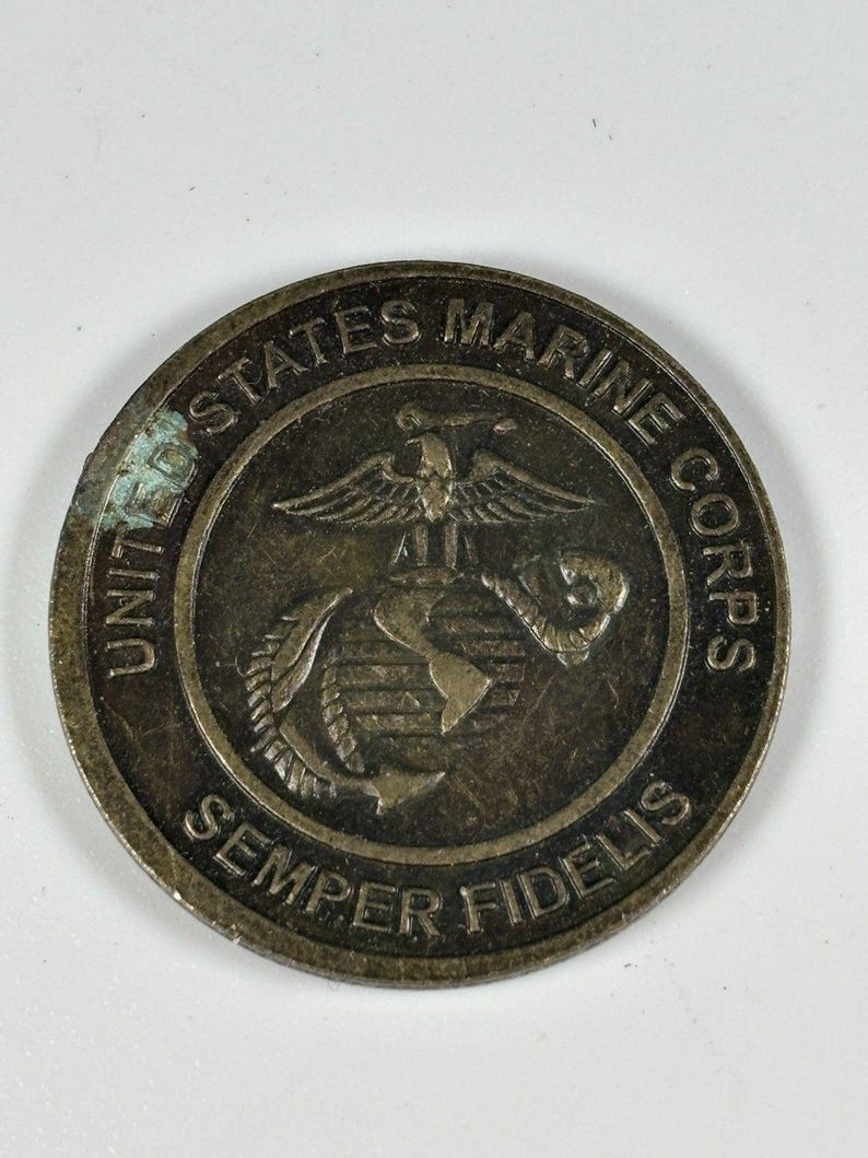 Toys for Tots Token Challenge Coin USMC United States Marine Corps ...