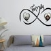 Family Infinity Symbol With Heart-shaped Photo Frames | Printable ...