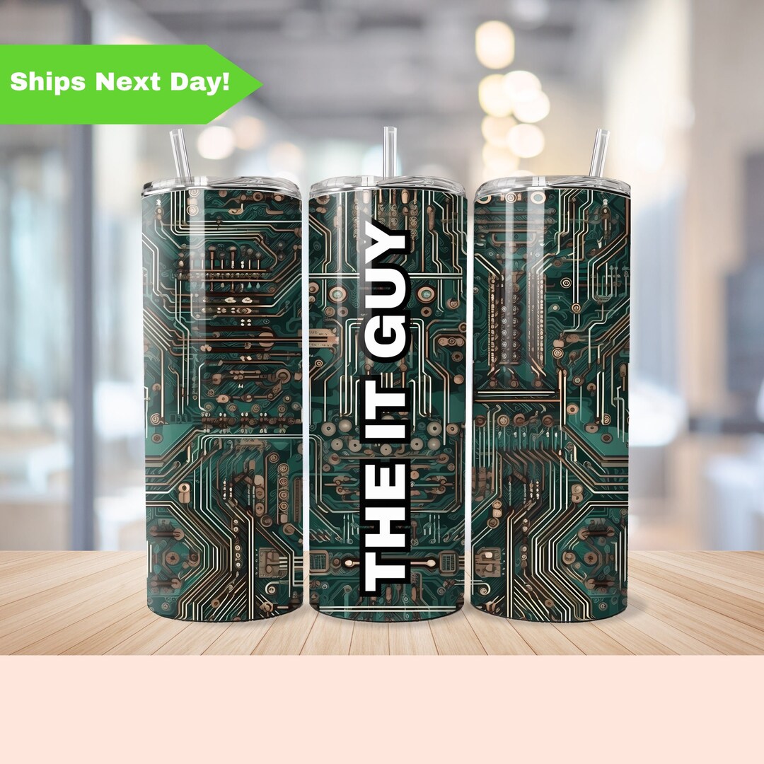 The IT Guy Tumbler, Gift for Computer Lover, Computer Engineer Tumbler ...