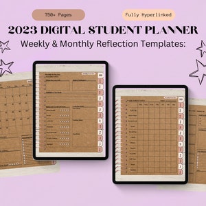 Digital Student Planner 2023 for Goodnotes Academic Planner - Etsy
