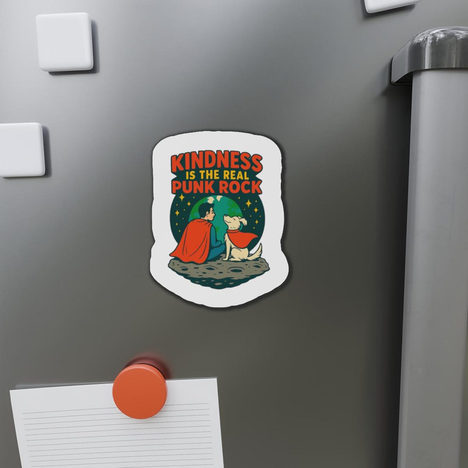 Kindness is the Real Punk Rock Magnet | Motivational Gift | Superhero ...