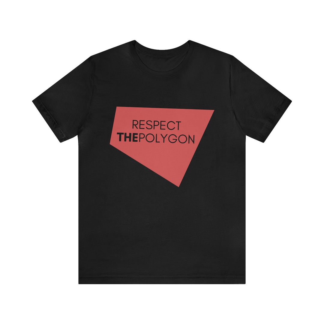 Respect the Polygon Graphic Tee - Etsy