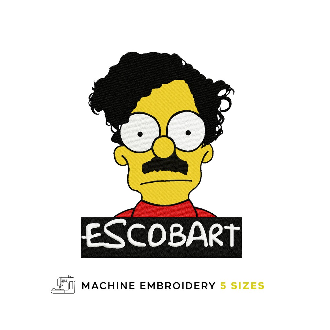 Escobart Embroidery, Cartoon Embroidery, Fun Embroidery Patterns ...