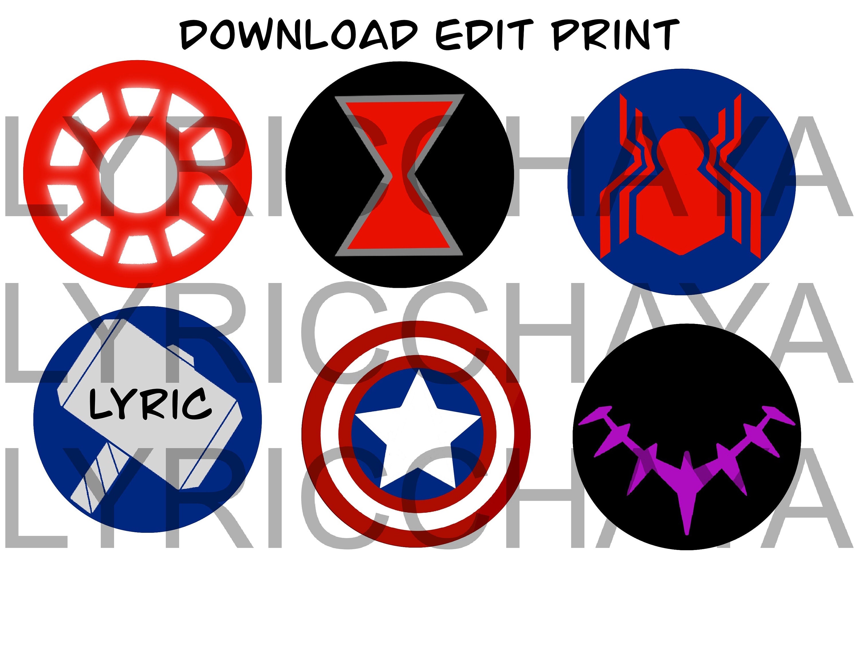 Marvel Comic Door Decs/ Name Tags - Etsy