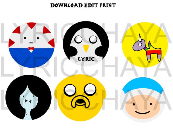 Adventure Time Character Faces